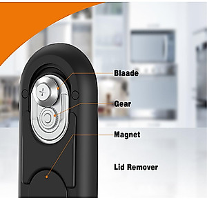 AOJOYO Electric Can Openers for Kitchen for Seniors, One-Touch Automatic Can Opener Hands Free, USB Rechargeable Can Opener Electric Smooth Edges, Best Kitchen Gadgets Gift for Women, Arthritis, Chefs