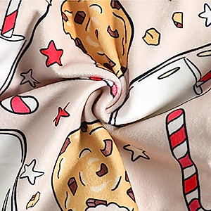 Cevoerf Infant Baby Girl Boys Christmas Outfit - Oversized Xmas Cookie Print Romper Sweatshirt Christmas Clothes