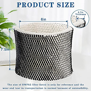 Cobectal HWF65 Humidifier Filter Replacement,Holmes C Humidifier Wick Filter (Pack of 2) Replaces Part HWF65CS HWF65P HWF65PDQ-U