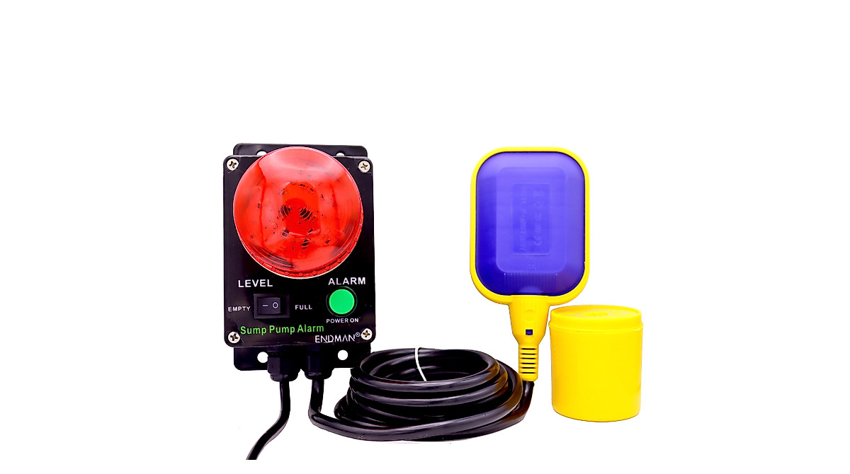 Sump Pump Alarm with LED & 110dB Alert - ENDMAN