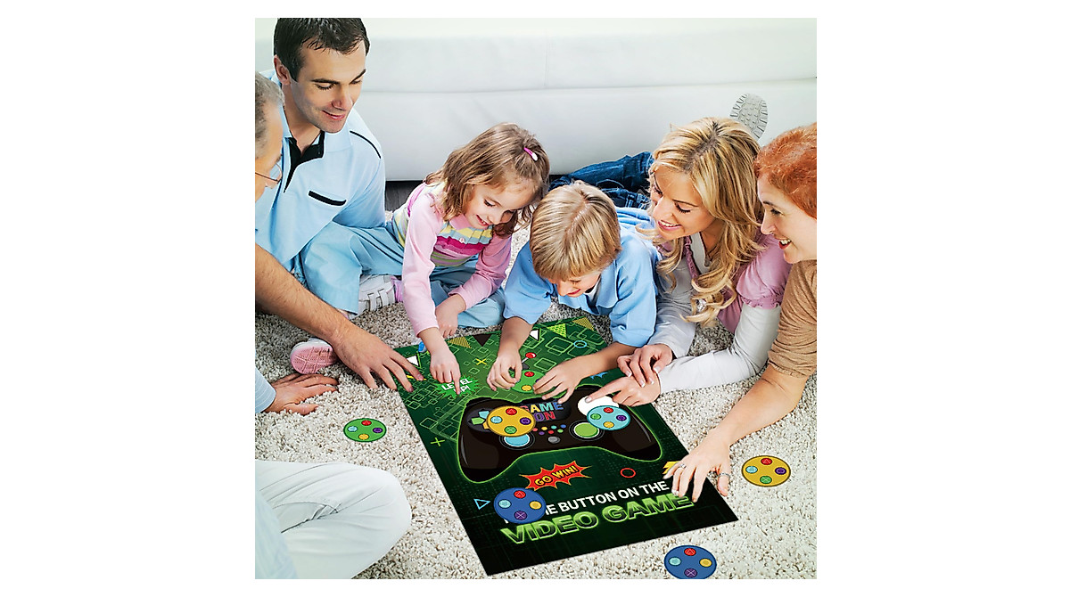 Pin the Button Video Game Party Game & Favors for Kids