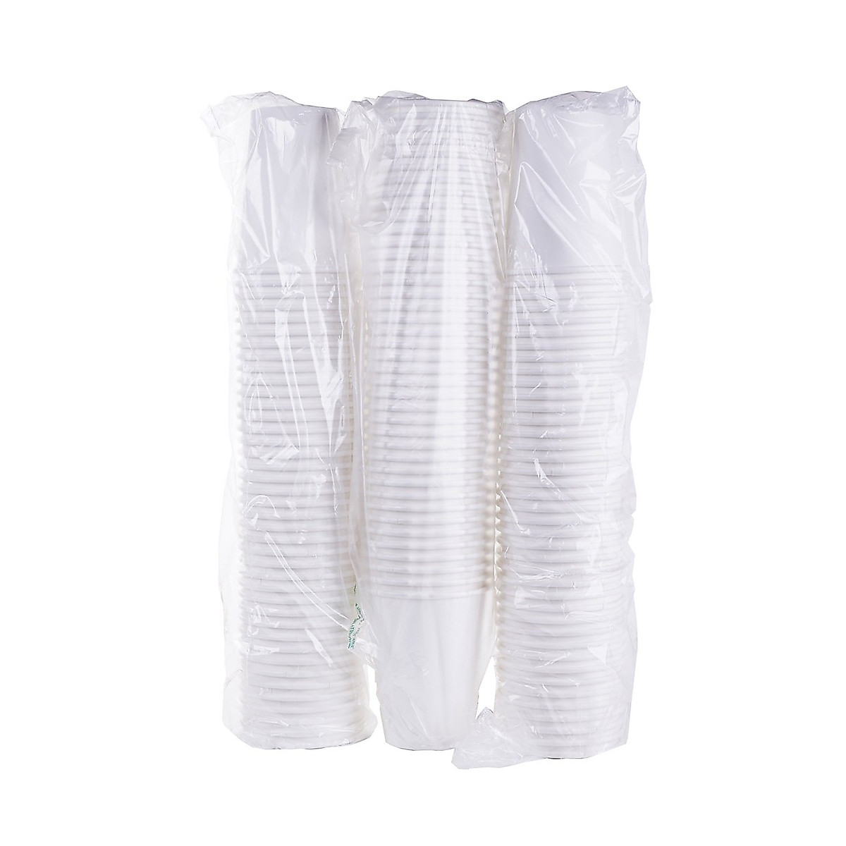 TashiBox White Hot Drink 120 Count - 12 Oz Disposable Paper Coffee Cups