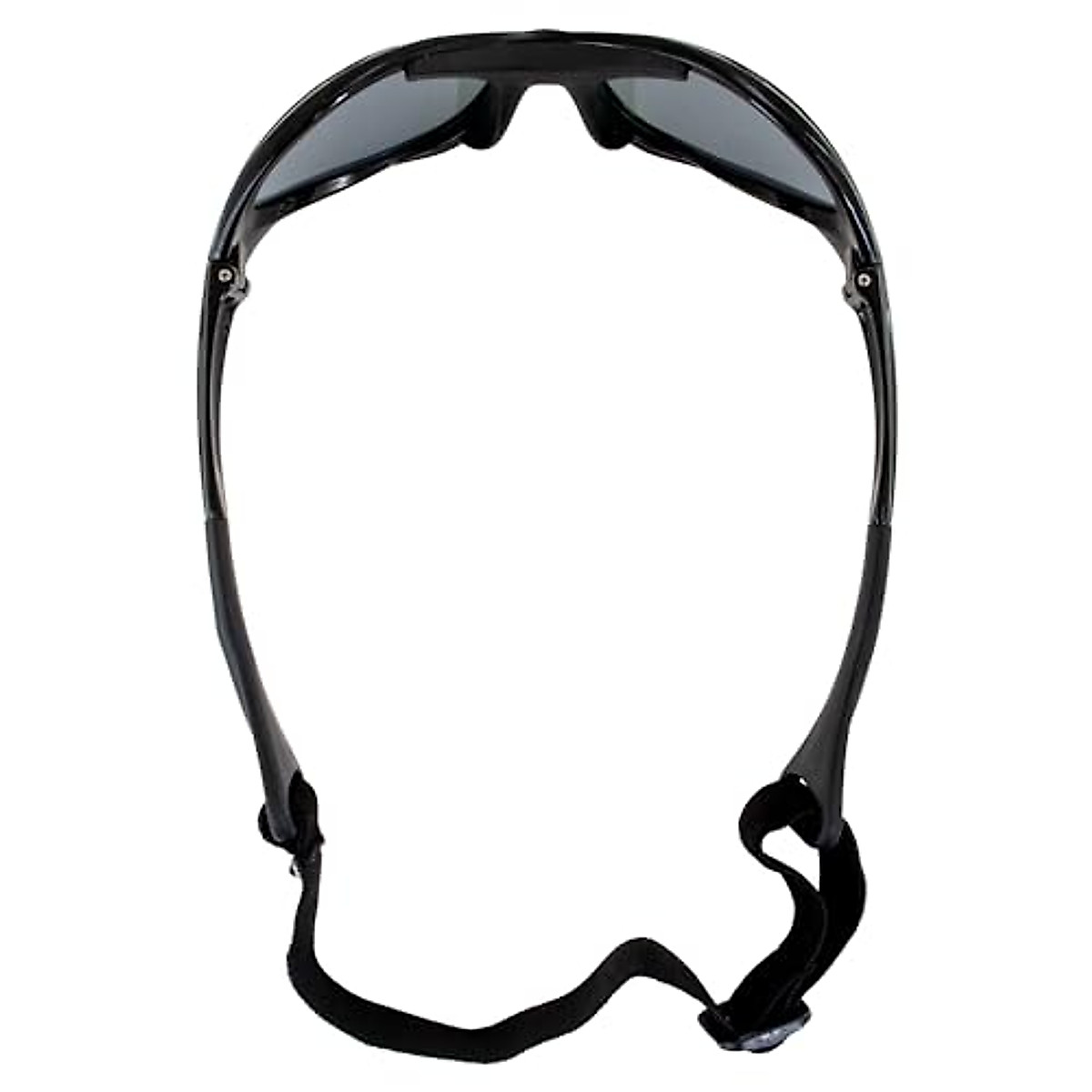 Hurricane Eyewear Category 4 Polarized Jet Ski Floating Goggles Black Padded Frames with Anti-Fog Coating (Blue Mirror)