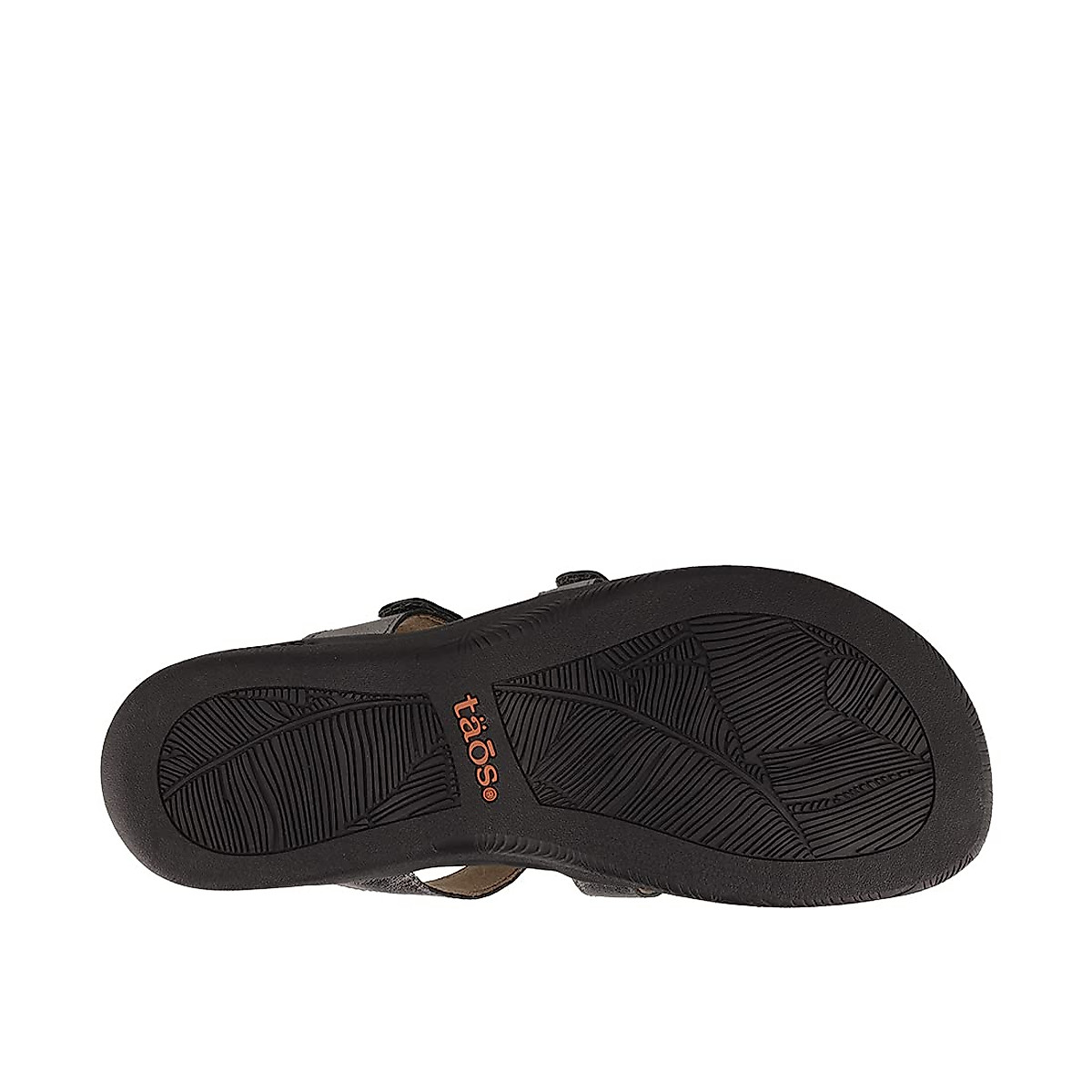 Taos Prize 4 Women's Walking Sandal - Stylish and Adjustable Three Strap Open Back Slide On Walking Sandal with Premium Arch Support and Cushioning for All Day Comfort Pewter 10 M US