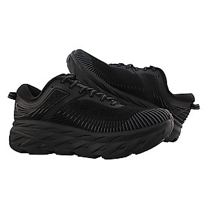 HOKA ONE ONE Bondi 7 Mens Shoes Size 9.5, Color: All Black