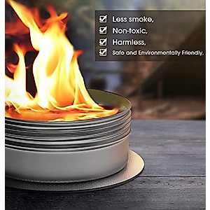 4 Pack Portable Campfire,New Portable Fire Pit for Camping, Smores, Cooking, and Picnics,Portable Outdoor Fire Pit and Convenient Campfire