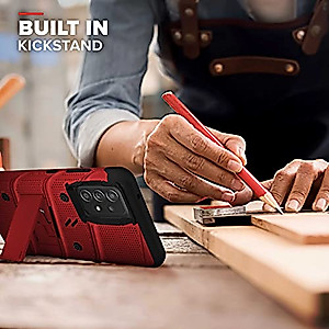 ZIZO BOLT Series Galaxy A52 5G Case Red & Black