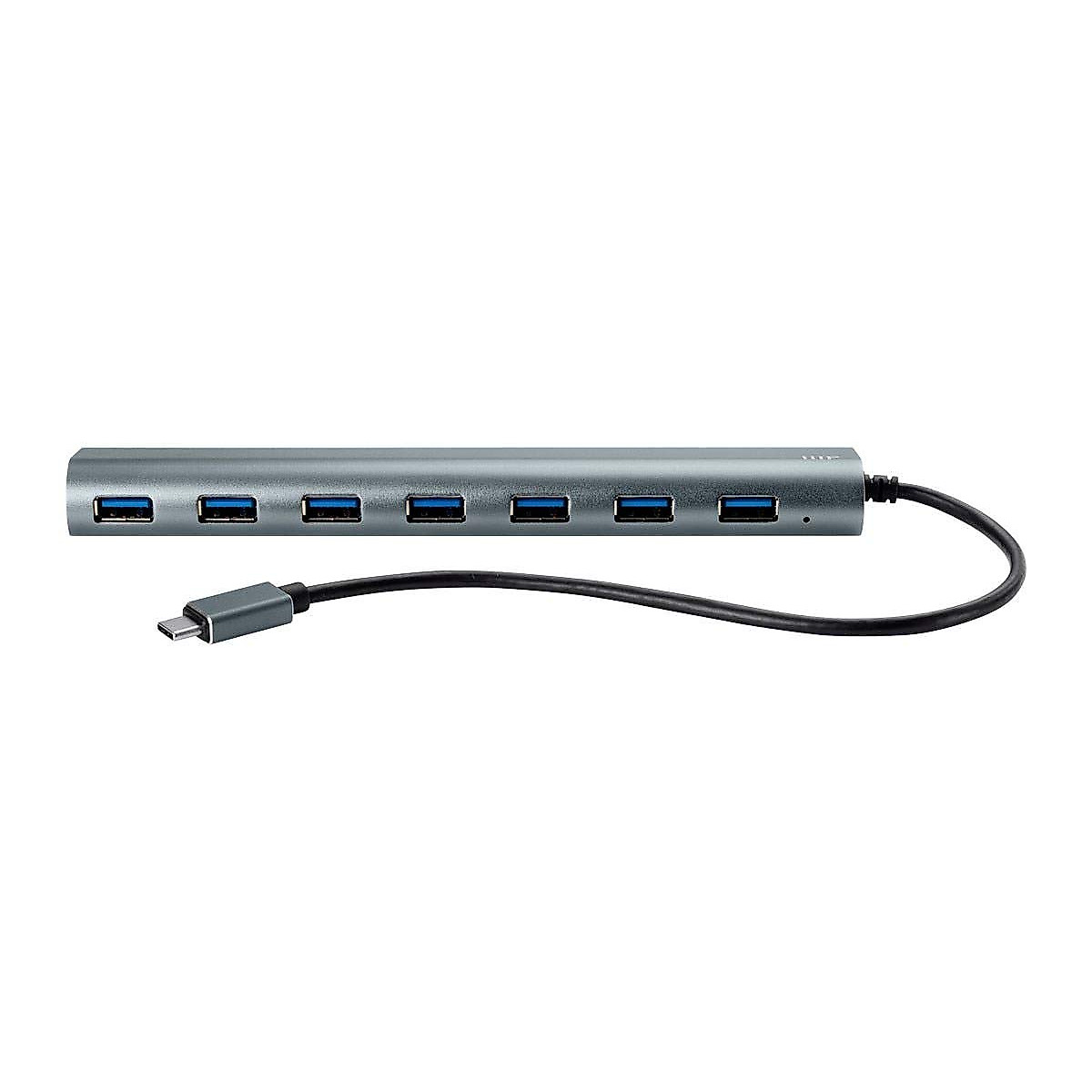 Monoprice 7 Port USB-C Hub - Aluminum, SuperSpeed Transfer Rates, Compatible With Apple MacBook, Google Chromebook & More