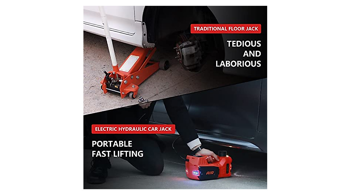 Mautyke Electric Hydraulic Car Jack Kit - 5 in 1