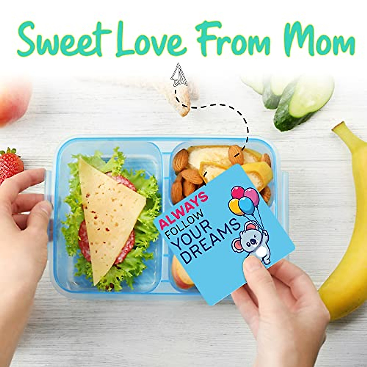 50 Different Design Cards Lunch Notes for Kids, with 20 sheets of Complimentary Puffy Stickers, Lunch Box Notes for Kids Unique Designs, Lunch Box Notes for Boys and Girls, Kids Affirmation Cards
