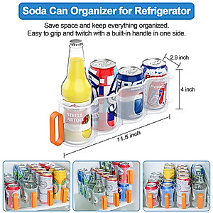 [2 PACK] UPGRADED 240356401 Refrigerator Door Bin Compatible with Frigidaire Door Shelf Replacement Parts FFSS2614QS4A, FFHS2611PFEA, FFSS2614QE6A, FFHS2622MSYA, FFHS2611LBRA, FFHS2622MS0 Door Shelf