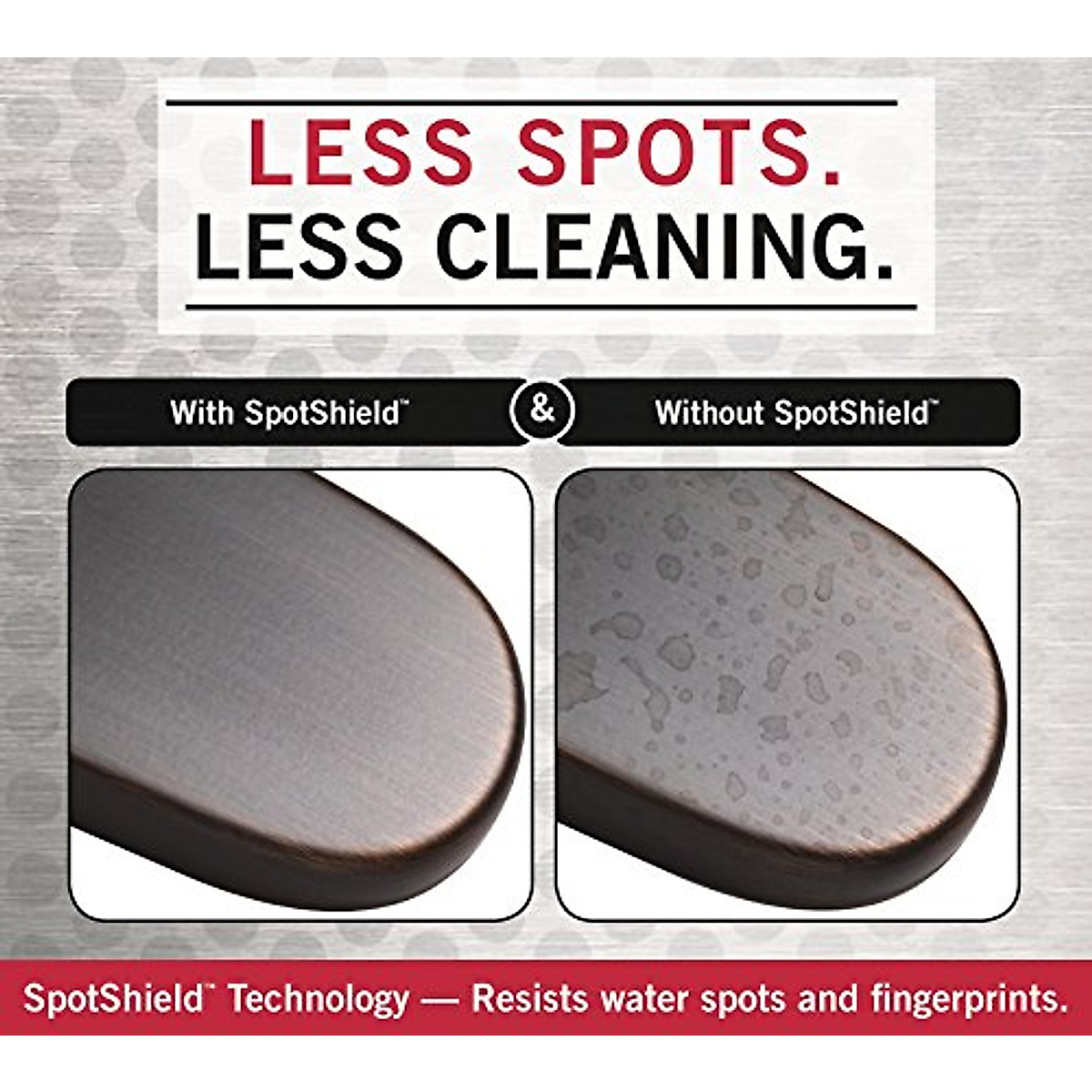 DELTA Providence -towel Ring, SpotShield Venetian Bronze , -bathroom Accessories, 134438 2.32 x 6.02 x 2.44 Inches