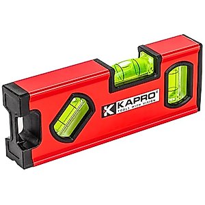 Kapro - 771M TWIN Magnetic Heavy Duty Toolbox Level - For Leveling and Measuring - Features V-Groove and Magnet Base - VPA Certified - 6 Inch