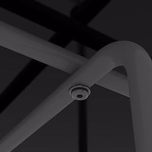 Modern Tempered Glass Coffee Table End Table Side Table for Living Room,Bedroom, Black