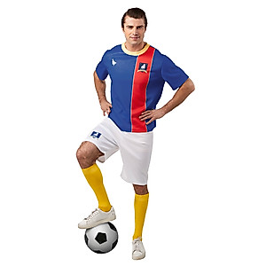 Rubies Men's Ted Lasso AFC Richmond Soccer Uniform Costume, Large for Themed Parties and Halloween