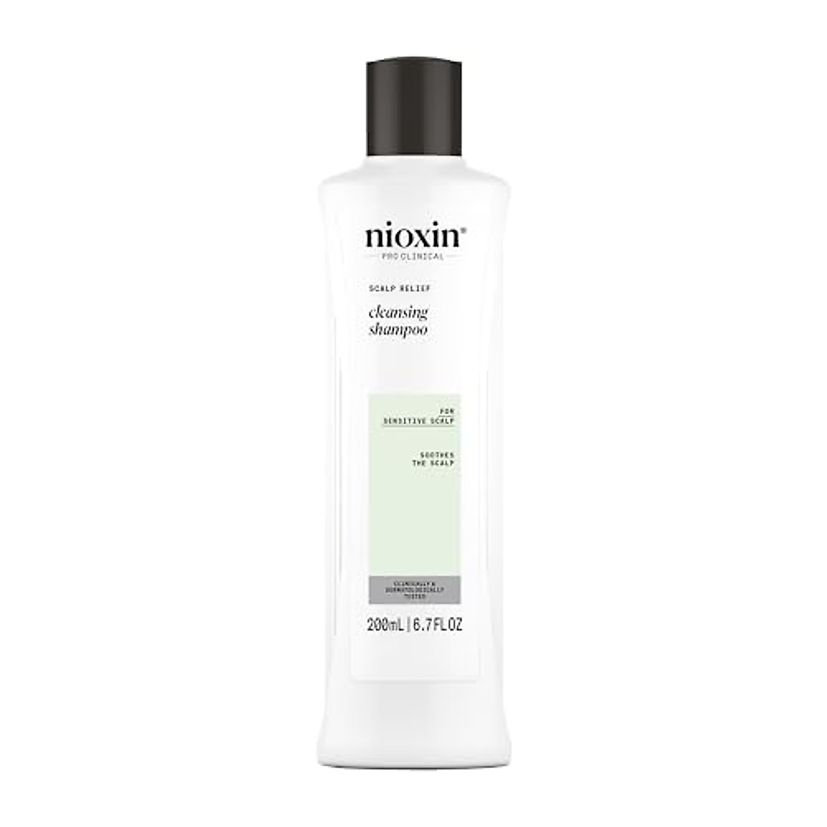 Nioxin Scalp Relief Cleansing Shampoo - Shampoo for Sensitive Scalp, 6.7 fl oz (Packaging May Vary)