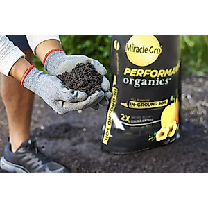 Miracle-Gro Performance Organics All Purpose In-Ground Soil - Organic and Natural Ingredients, Soil for Vegetables, Flowers and Herbs, Feeds for up to 3 Months, 1.3 cu. ft.