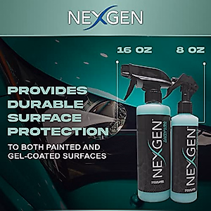 Nexgen Carnauba Spray Wax — Durable Protection and Showroom Shine — Fast and Simple One-Step Car Wax - 8 oz