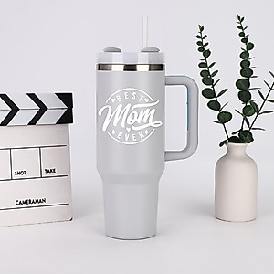 CHONG SHENG 40OZ Travel Tumbler Gifts for Mom Christmas, Mother's Day, Mom Birthday Gifts from Daughter Son, Best Mom Ever Coffee Mug
