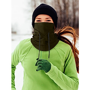 Syhood 3 Pieces Winter Fleece Balaclava Ski Tactical Heavyweight Balaclava (Black, Grey,2 Pieces)