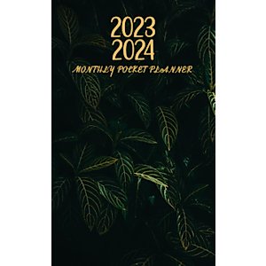 2023-2024 Monthly Pocket Planner: Small 2 Year Calendar Schedule Organizer Start January 2023 to December 2024 with Holidays|Includes Place for Contacts, Notes, Important Dates, and Passwords