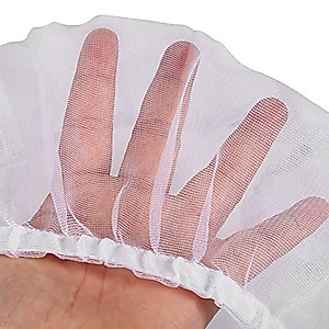 Pssopp Bird Cage Cover Durable Breathable Washable Mesh Seed Catcher Seed Catcher Guard Net Cover Large Size Bird Cage Good Night Cover (4 Colors)