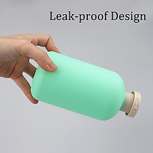 Wowang Shampoo and Conditioner Bottles 16.9oz 2 Pack Travel Bottles for Toiletries