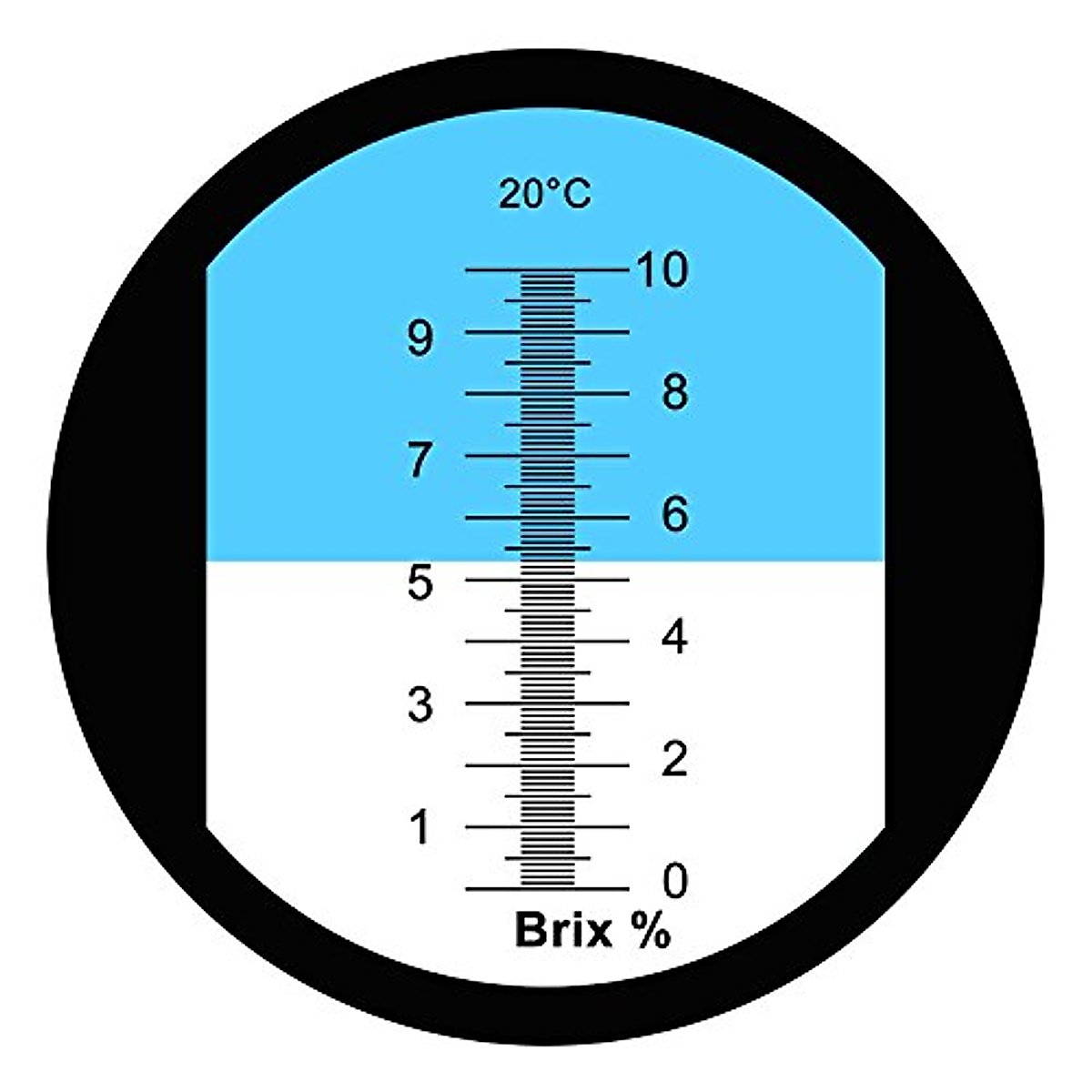 0-10% Brix Refractometer for Testing Sugar Content Maple sap Syrup, Low-Concentrated Sugar Solutions, Tea, Portable Hand Held Sugar Content Measurement with ATC Function and LED Light, pipettes
