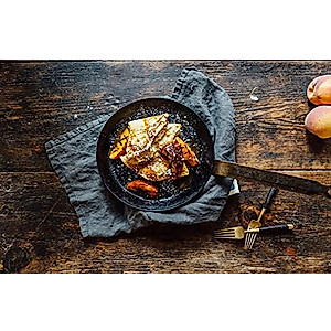 Matfer Bourgeat Black Carbon Steel Crepe Pan, 8 5/8"