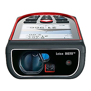 Leica DISTO S910 Pro Pack 984ft Range Laser Distance Measurer Pro Kit, Point to Point Measuring, Hard Case, TRI70 Tripod, FTA360S Adapter, Red/Black