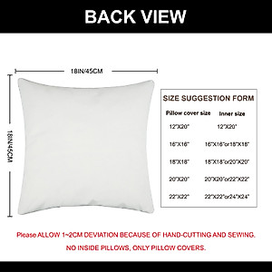 cygnus Set of 2 Farmhouse Decor Stripe Patchwork Linen Throw Pillow Covers,Modern Tan faux Leather Accent Pillow Covers 18x18 inch,Gray