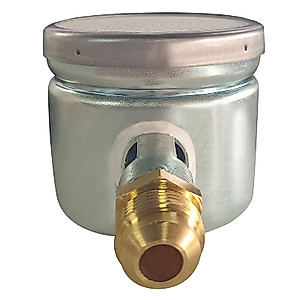 MENSI Outdoor Propane LP Gas Glass Tube Patio Heater Parts Porch Deck Heater Steel Repalcement Infrared Ceramic Burner with Orifice Kit 42000 BTU