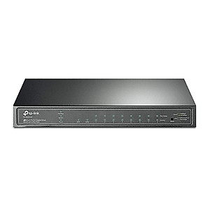 TP-Link TL-SG2210P V3| Jetstream 8 Port Gigabit Smart Managed PoE Switch | 8 PoE+ Ports @61W, 2 SFP Slots | Support Omada SDN PoE Recovery (Renewed)