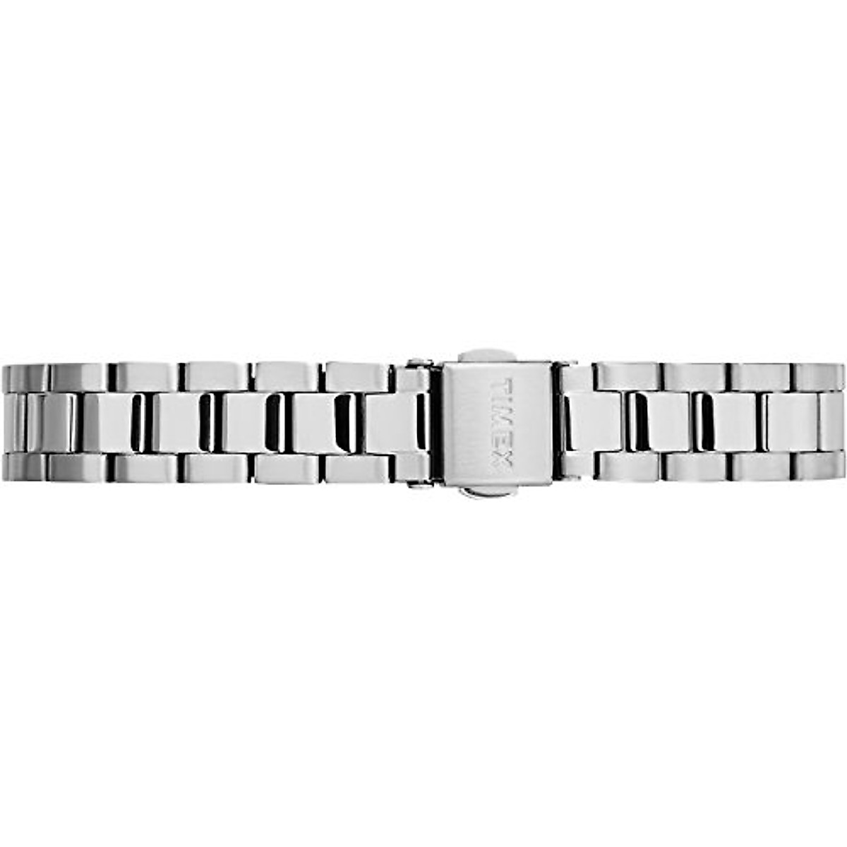 Timex Women's TW2R23700 Easy Reader 30mm Silver-Tone/White Stainless Steel Bracelet Watch