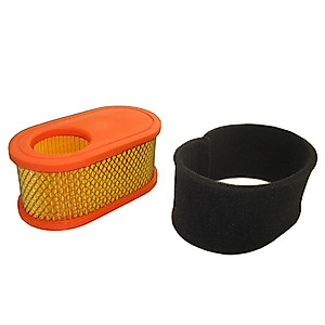 Goten Air Filter For 951-12260 751-12260 951-12256 751-12256 Craftsman 33904 420cc OHV Engines Huskee LT3800 LT4200 Craftsman LT1500 RER1000 MTD 4P90JUA Troy Bilt LS27 LS33 4P90MUD Lawn Mower (3PCS)