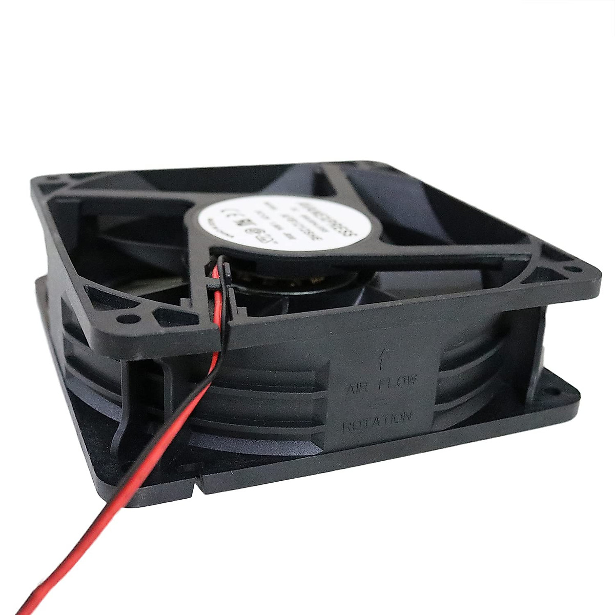 Twinklebay 120 x 38mm Cooling Fan, Replacement for AFB1212SHE High CFM 12038 Cooling Fan, 120 x 120 x 38mm with 2 Pins 2 Wires Connector (12V DC)