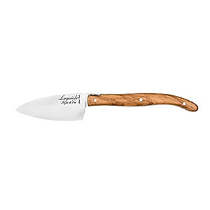 Laguiole Style de Vie Cheese knives, Luxury Line, 3 pieces, Olive Wood, in giftbox