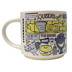 Starbucks Been There Series New York City Ceramic Mug, 14 Oz