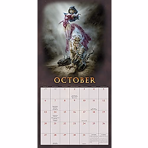 The Fantasy Art of Royo 2024 Wall Calendar, 16-Month Fantasy Calendar, 12" x 12"