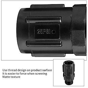 Scicalife Water Pressure Regulator Drip Irrigation Valve 3/4 inch 25 PSI Drip Irrigation Regulating Watering System Replacement for Garden Park