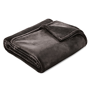 Threshold Ultra Soft Microplush Bed Blanket (Full/Queen, Hot Coffee)