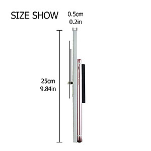 TropicalLife Flower Japanese Zen Wall Clock, Garden Stone Bamboo Silent Non Ticking Round Clock for Home Kitchen Bedroom Desktop Stand Bathroom Living Room Decor Office Classroom Clock Art 9.5 Inch