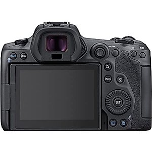 Camera Bundle for Canon EOS R5 Mirrorless Camera with RF 24-105mm f/4-7.1 is STM, 420-800mm f/8 Manual Telephoto Zoom Lens Extra Battery, TTL Flash, 128Gb High Speed Memory Card + Accessories Kit