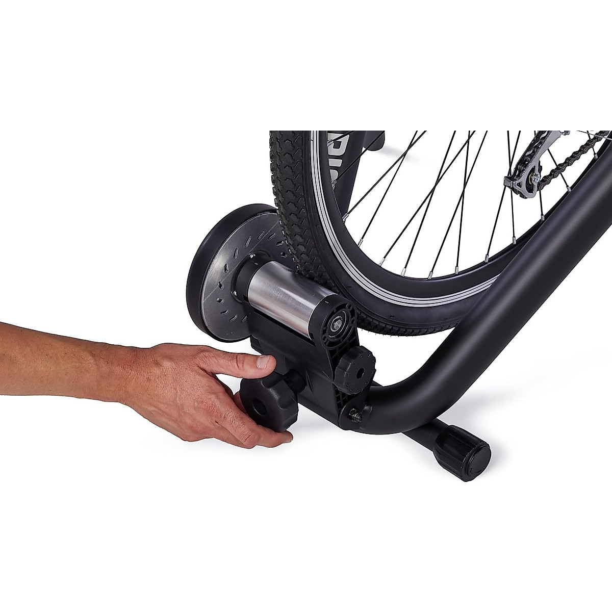 Saris Magnetic Indoor Bike Trainer, Magnetic Resistance, Compatible with Zwift App