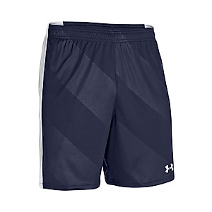 Under Armour Men's Fixture Soccer Shorts, Midnight Navy (410)/White, Small