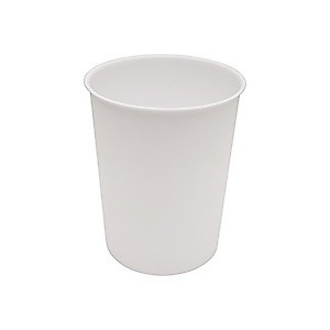 Kenney Storage Made Simple Plastic Waste Basket, White