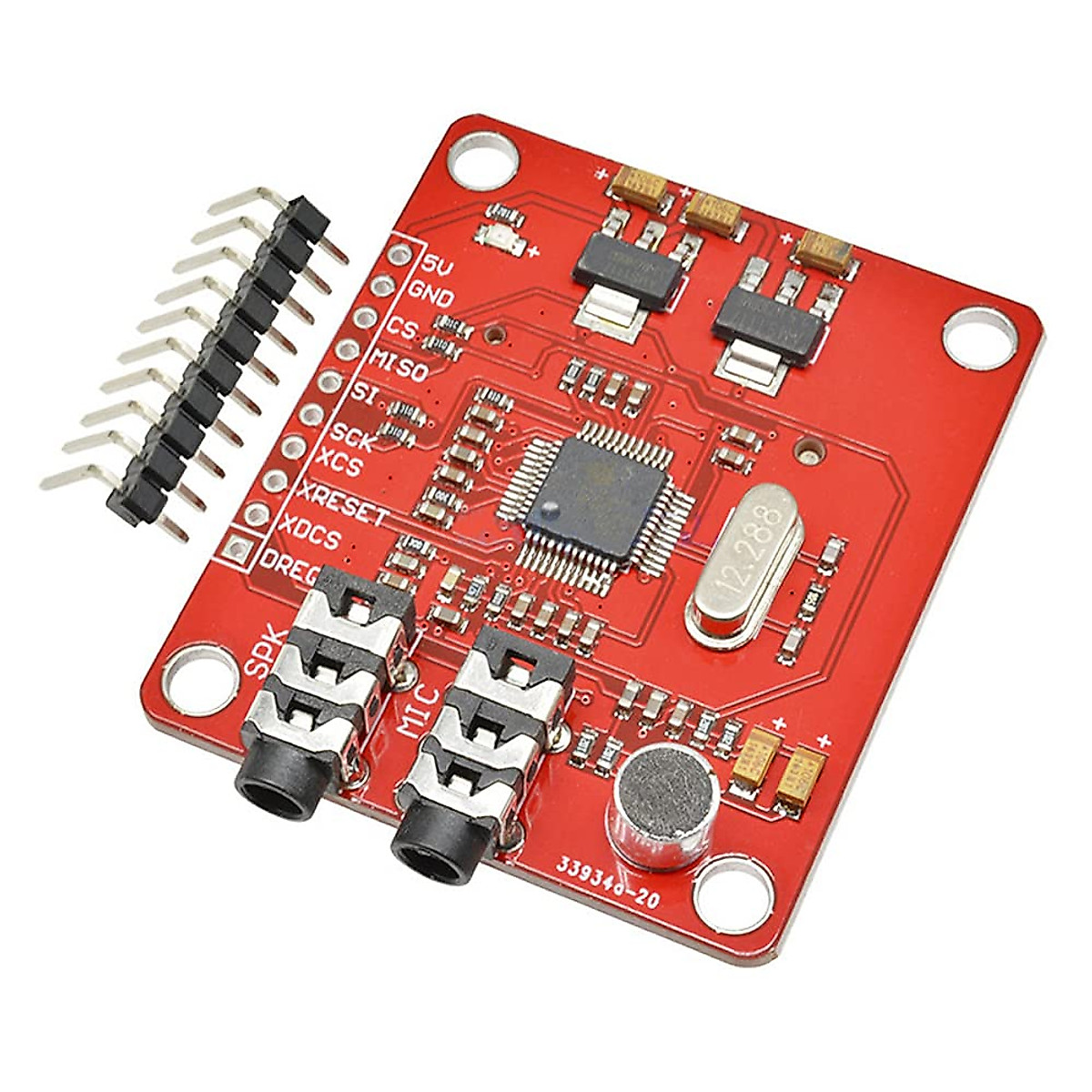 VS1053 VS1053B MP3 Module with SD Card Slot VS1053B Ogg Real-Time Recording 12.288 Mhz Crystal 16-Bit PCM for Ar duino