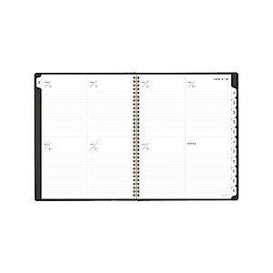 2024 AT-A-GLANCE Signature Lite 8.5-inch x 11-inch Weekly & Monthly Planner, Black (YP905L-05-24)