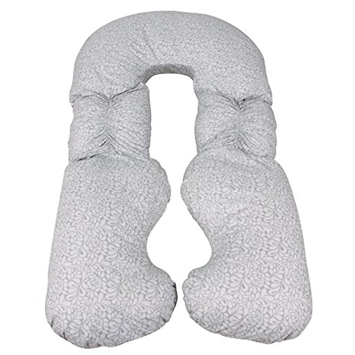 Leachco Back 'N Belly Bunchie Pregnancy/Maternity Body Pillow, Splash Gray , 1 Count (Pack of 1)