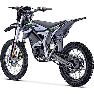 MotoTec Venom 72v 12000w Electric Dirt Bike White